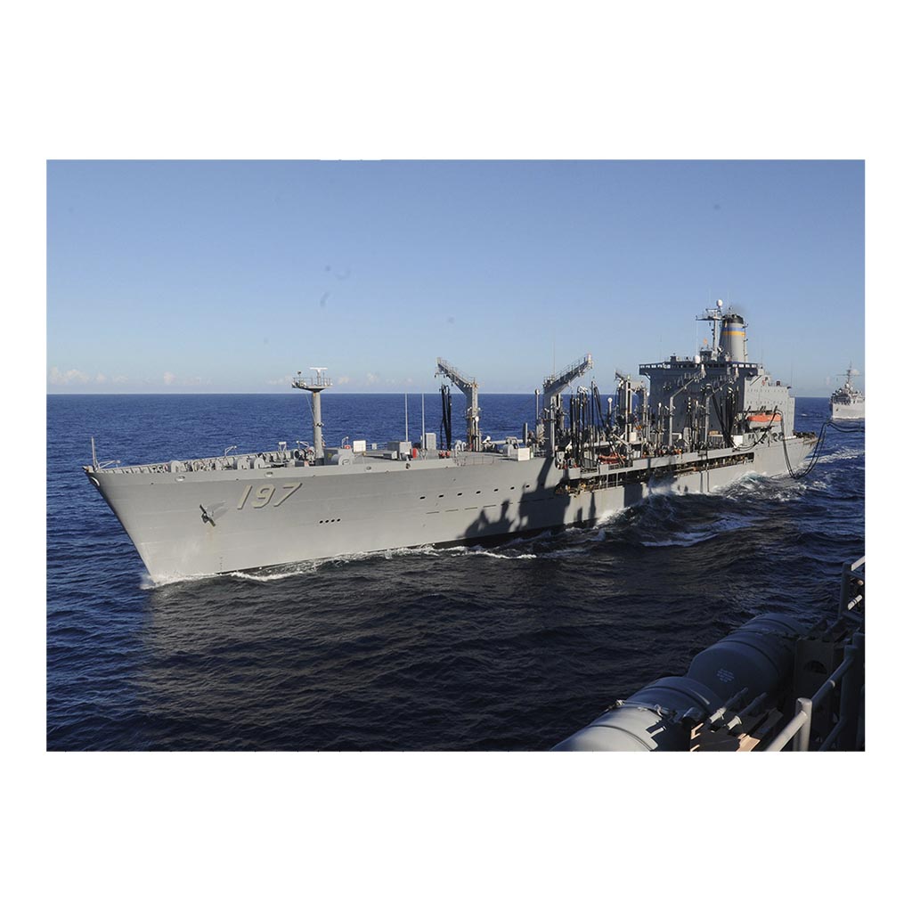 Fleet Replenishment Oiler USNS Pecos (T-AO 197) Underway In The Philip ...