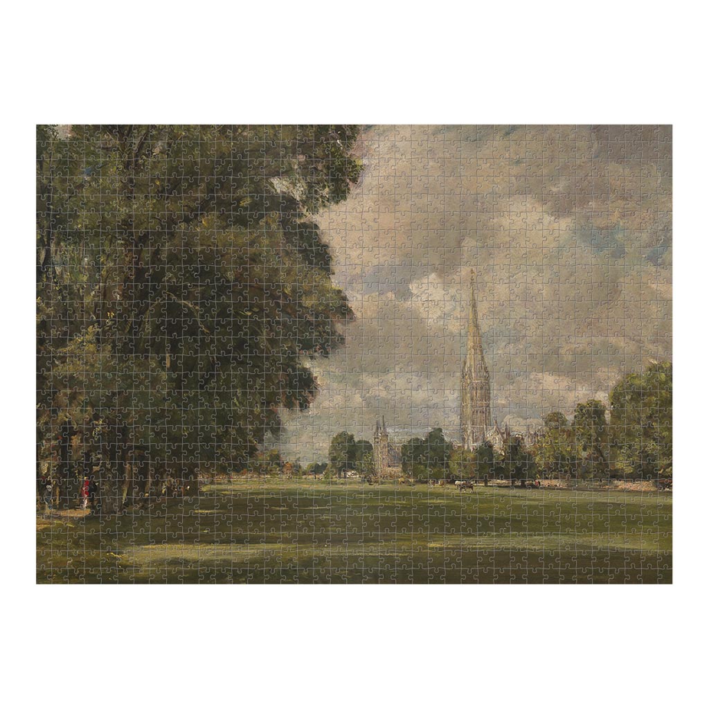 Salisbury Cathedral from Lower Marsh Close Jigsaw Puzzle – Puzzle Rabbit