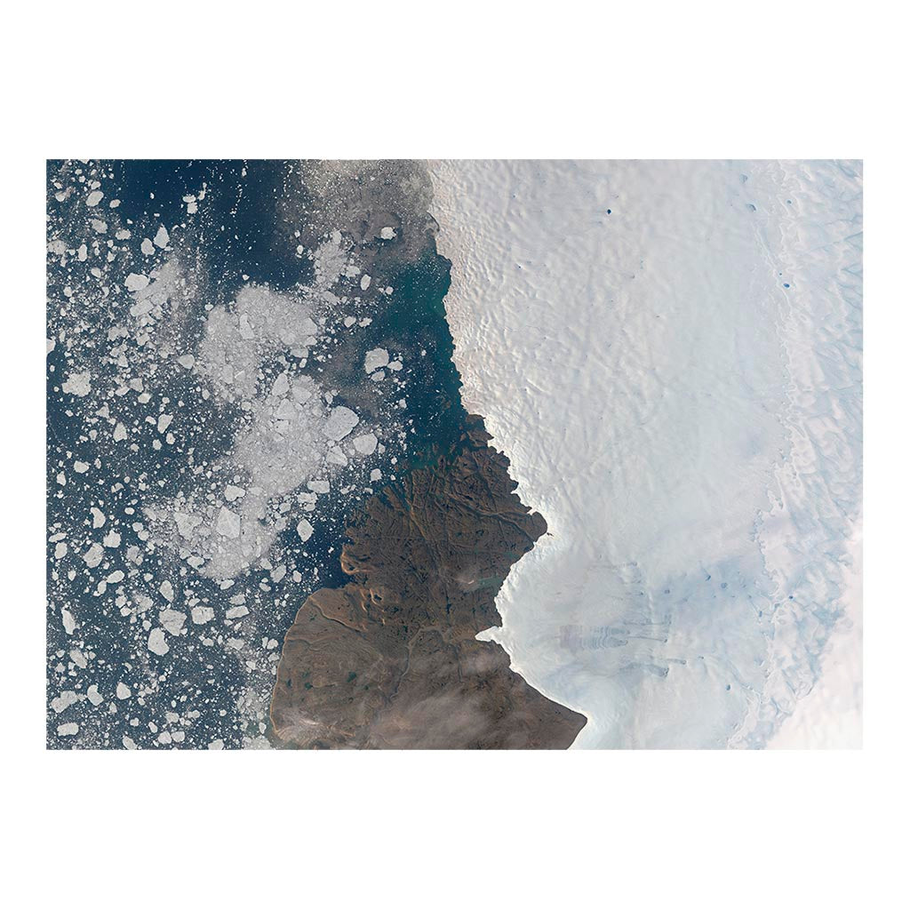 Landsat 8 Satellite Image of Humboldt Glacier Jigsaw Puzzle – Puzzle Rabbit