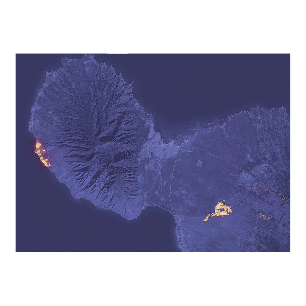 Landsat 8 Image of Lahaina, Maui Jigsaw Puzzle – Puzzle Rabbit