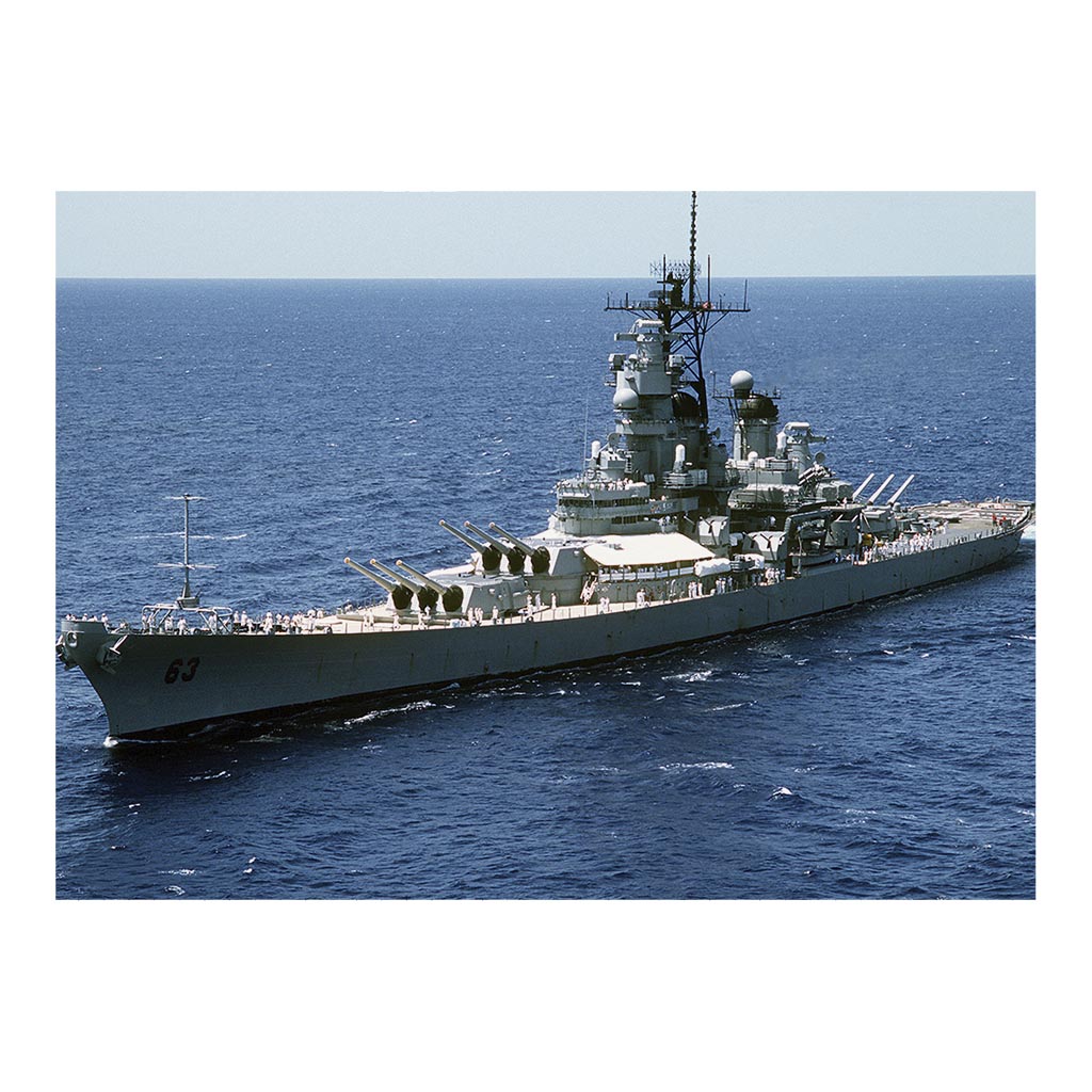 Battleship USS Missouri (BB-63) Underway Jigsaw Puzzle – Puzzle Rabbit