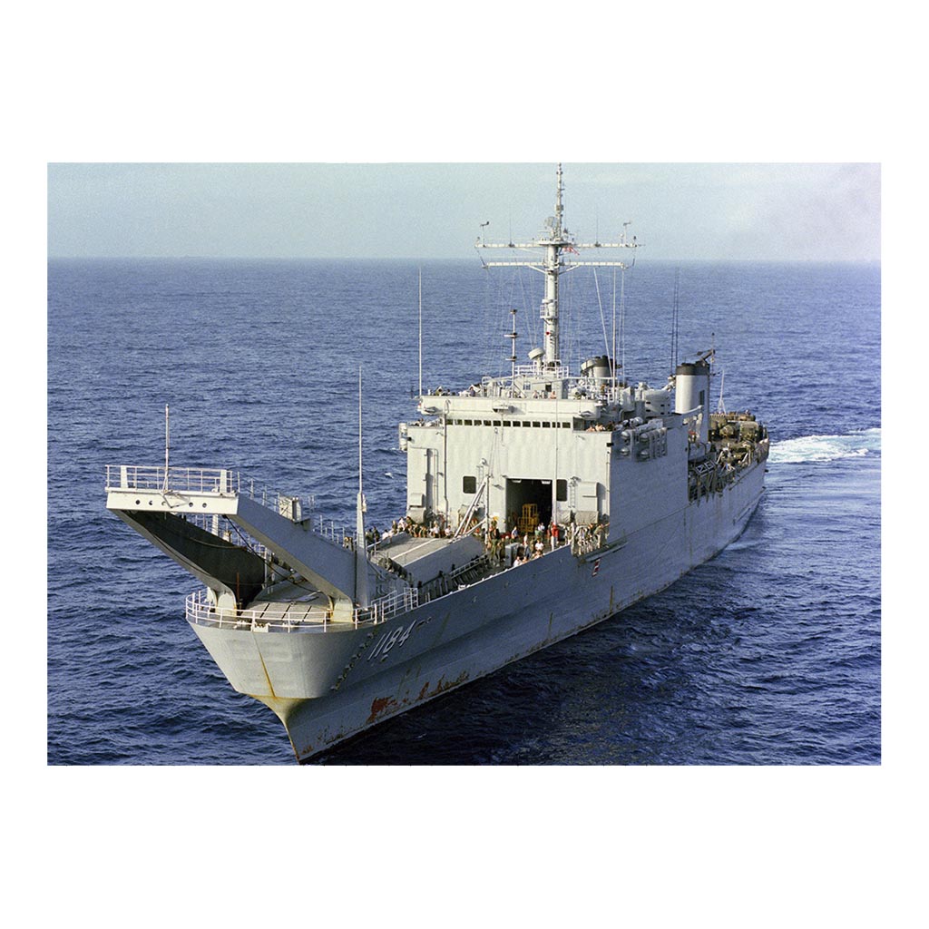 Tank Landing Ship USS Frederick (LST 1184) Underway Jigsaw Puzzle ...