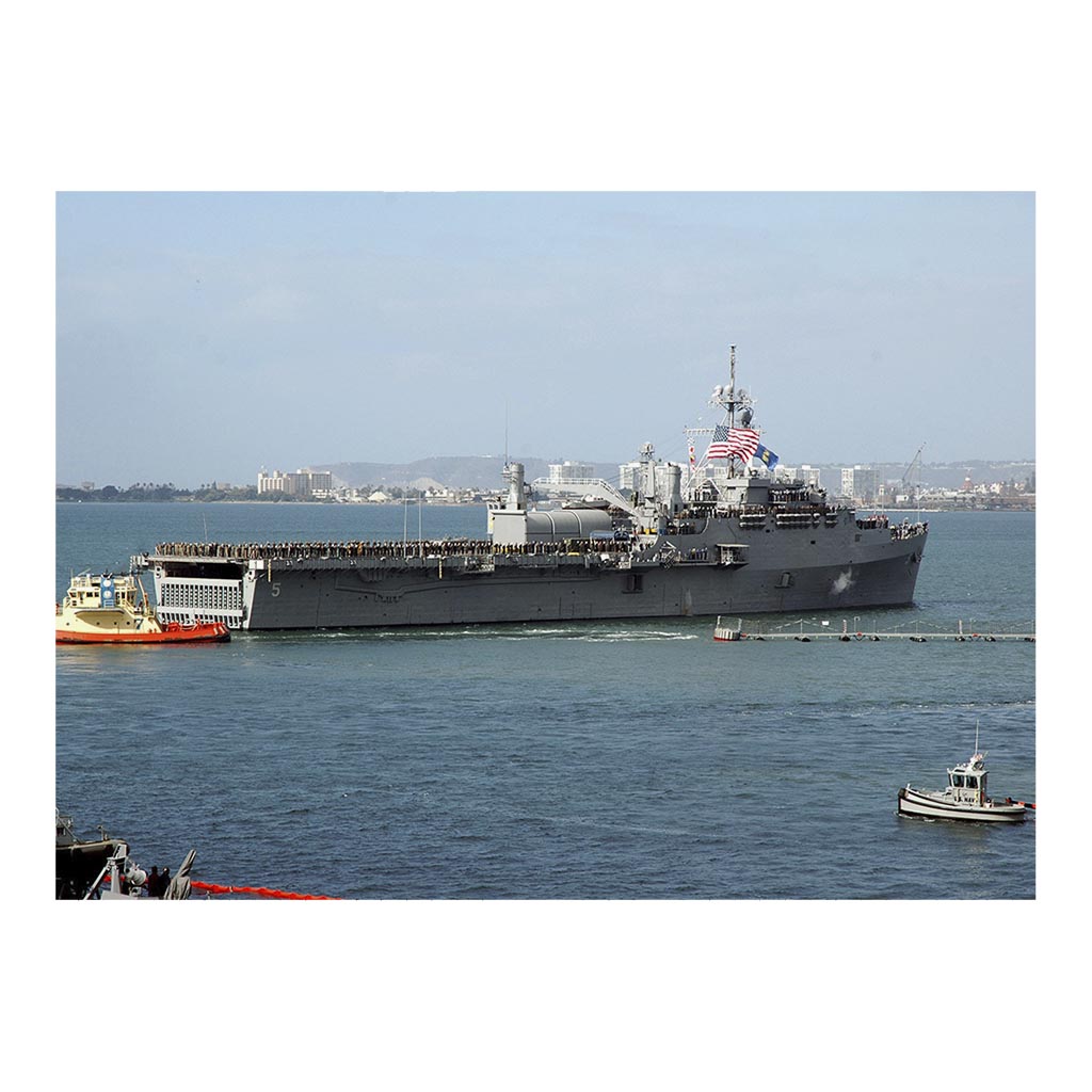 Amphibious Transport Dock USS Ogden (LPD 5) Departs San Diego For Depl ...
