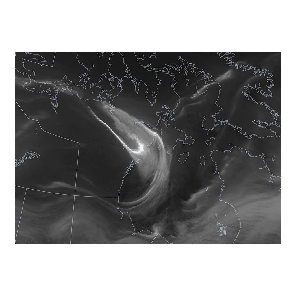 Suomi NPP Satellite Image of Vibrant Aurora Over Hudson Bay Jigsaw Puz ...