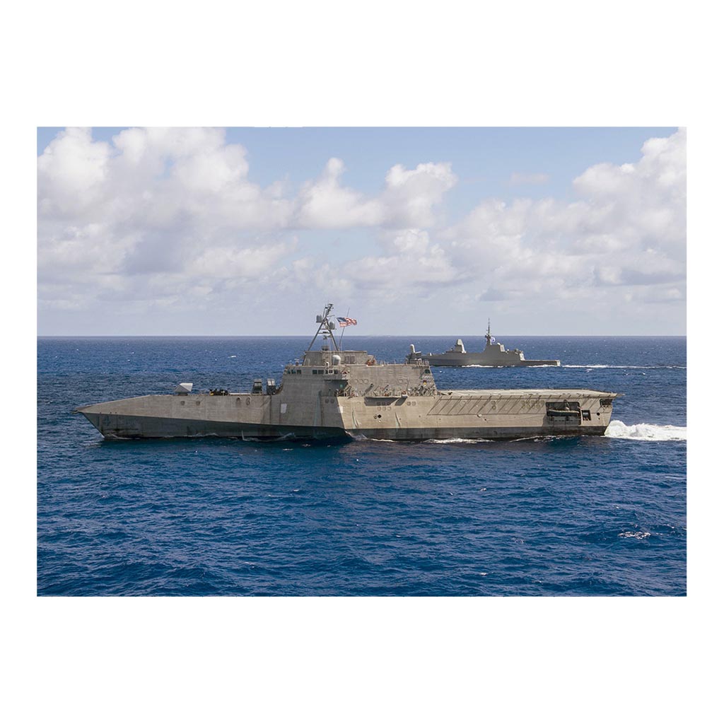 Littoral Combat Chip USS Manchester (LCS 14) Transits the Philippine S ...