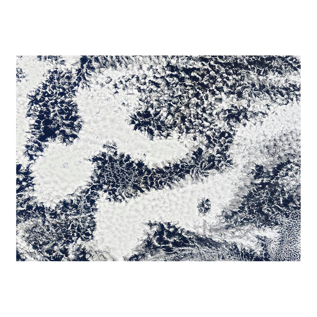 Terra Satellite Image of Stratocumulus Cells Off Chilean Coast Jigsaw ...