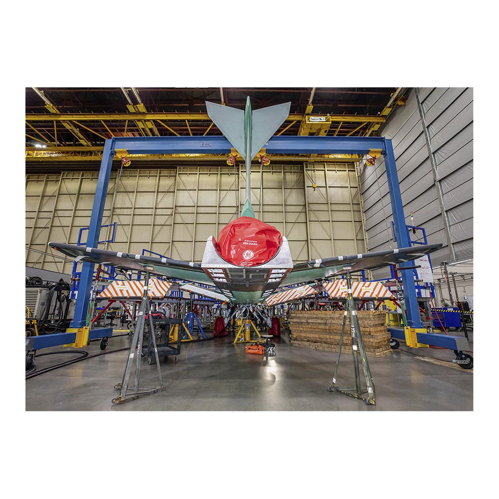 X-59 Gets Its Tail, Lockheed Martin Skunk Works, Palmdale, California ...