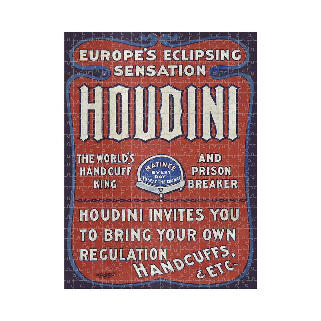 Puzzle Rabbit Harry Houdini, The World's Handcuff King And Prison ...